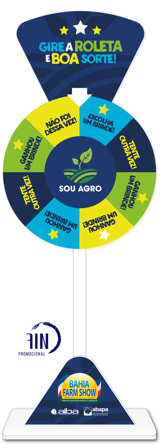 Roletas de Prêmios | Somos Fabricante de roletas promocionais e ...